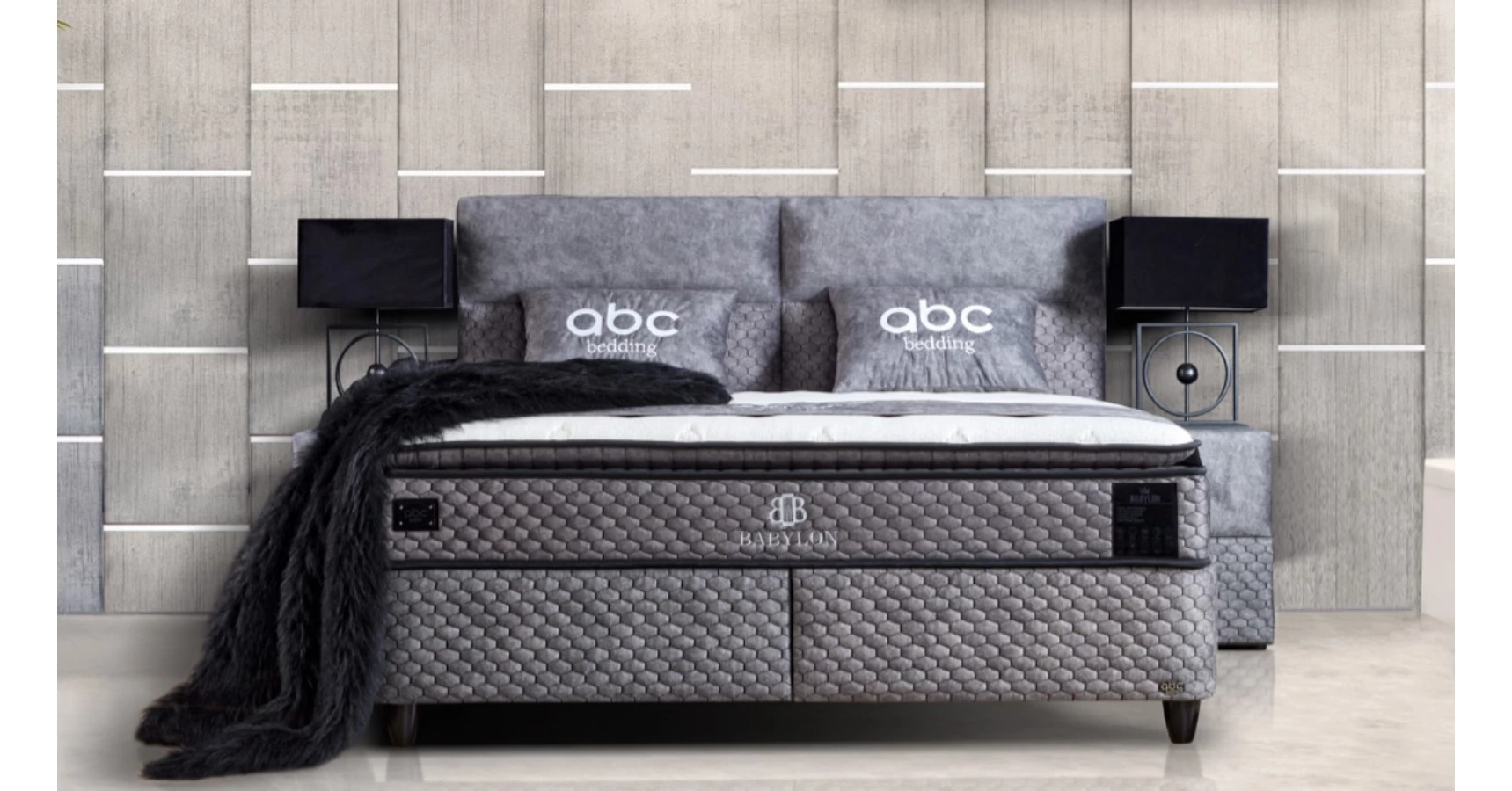 Babylon kárpitozott ágyneműtartós ágy matraccal 140x200 - ABC Mobilya - Nagyonbútor Webáruház